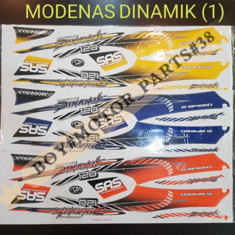 MODENAS DINAMIK ( 1 ) BODY COVER STRIPE STICKER | Shopee Malaysia
