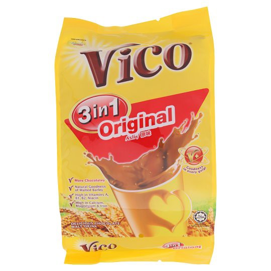Vico 3 in 1 Original Chocolate Malt Drink 15 x 32g
