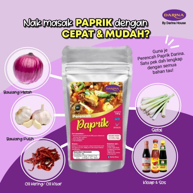 PERENCAH PAPRIK BY DARINA HOUSE | Shopee Malaysia