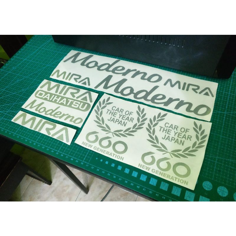 STICKER MIRA MODERNO SET COMPLETE | Shopee Malaysia