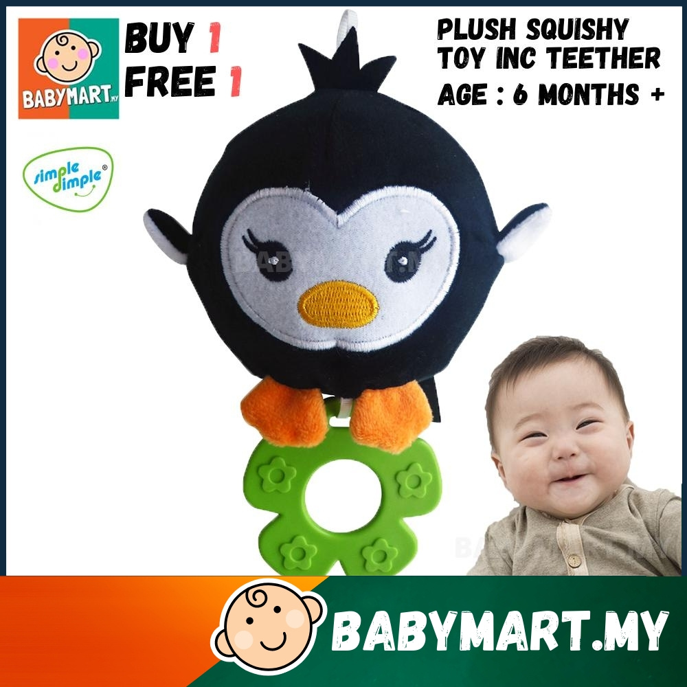 Buy 1 Free 1 Simple Dimple Squishy Plushie Baby Toys Mainan Bayi dan ...