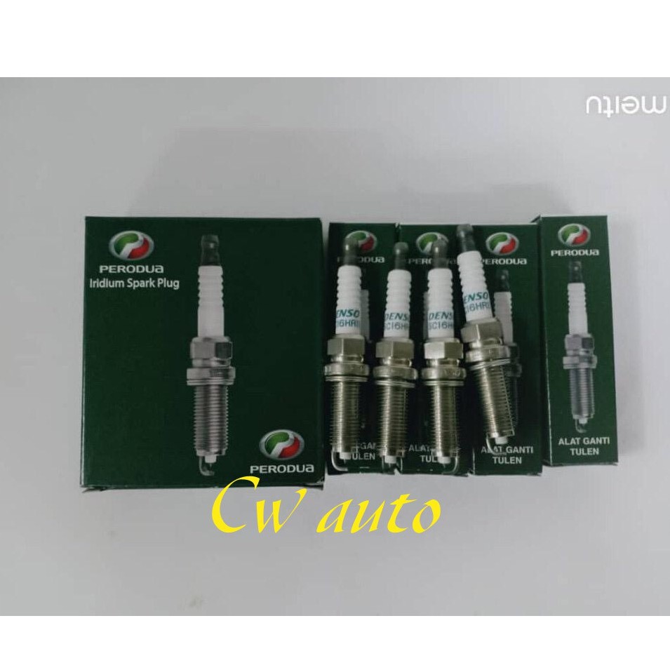 PERODUA BEZZA 1.3 MYVI NEW 2018 IRIDIUM SPARK PLUG (100% ORIGINAL 9004A ...