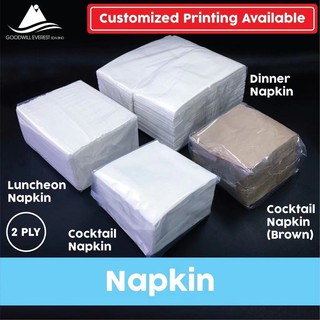 Cocktail Napkin Luncheon Napkin Dinner Napkin Lunch Tissue 2ply 1ply ...