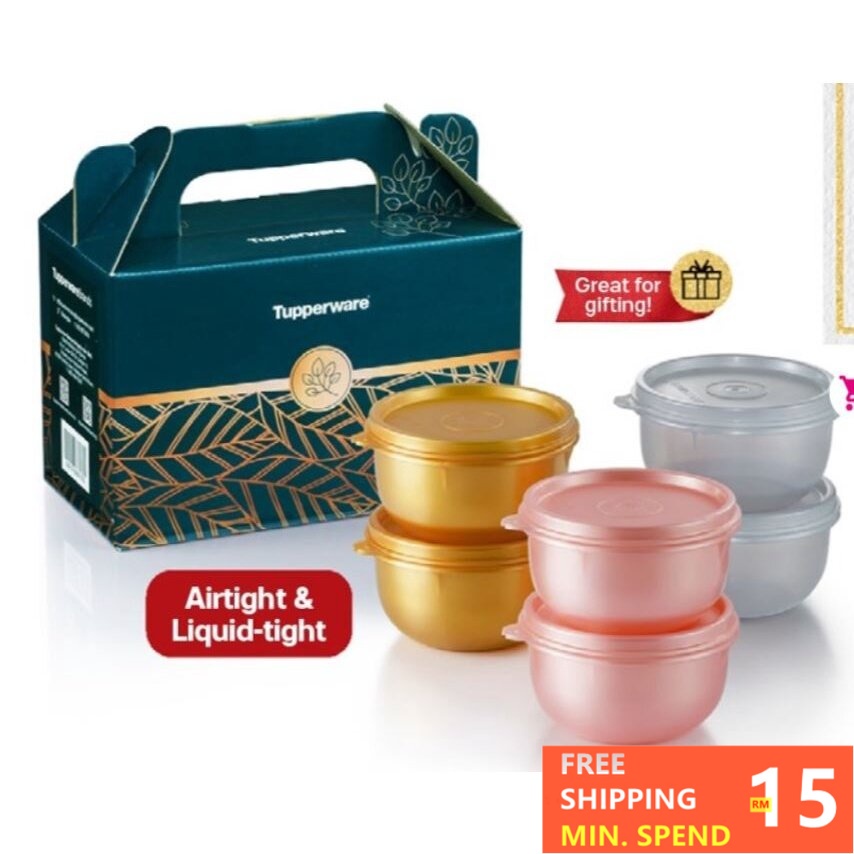 Tupperware Mini Bowls/Small Canister/Container/Bekas Makanan - 250ml ...