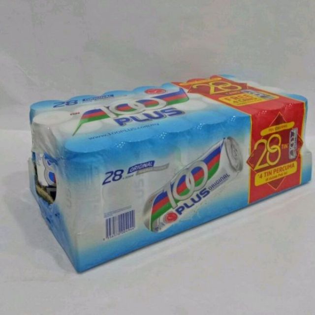 100 PLUS Isotonic Drinks Regular 28 cans x 325ml | Shopee Malaysia