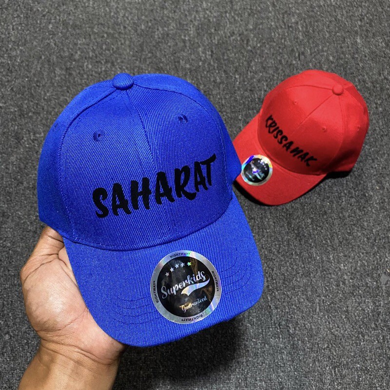 Customade Cap with own design/name ! | Shopee Malaysia