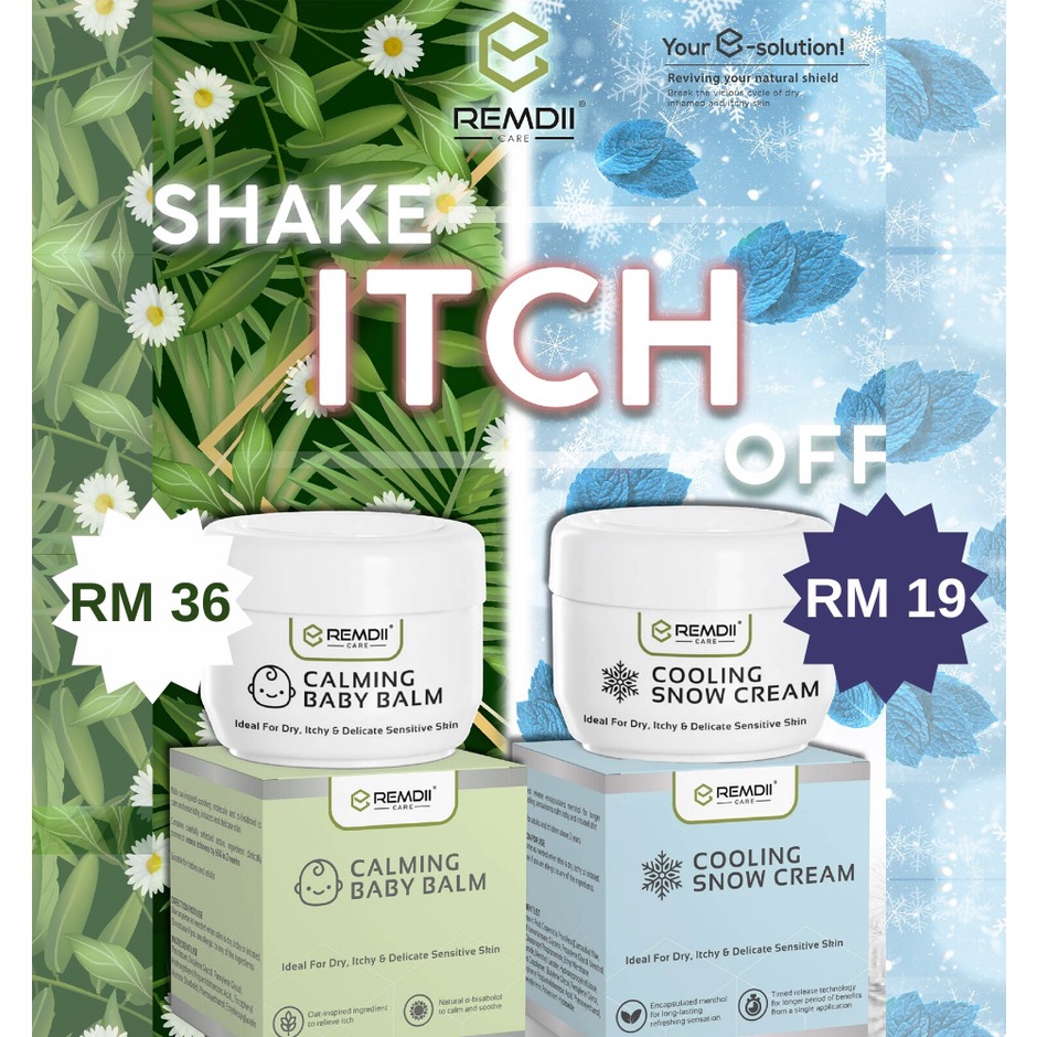 (Clearance) REMDII Care Cooling Snow Cream / Baby Calming Balm (30g ...