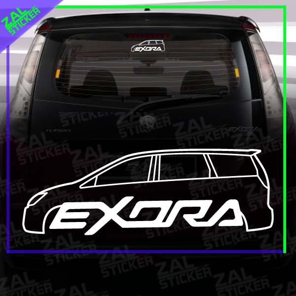 * CAR STICKER EXORA PROTON | Shopee Malaysia