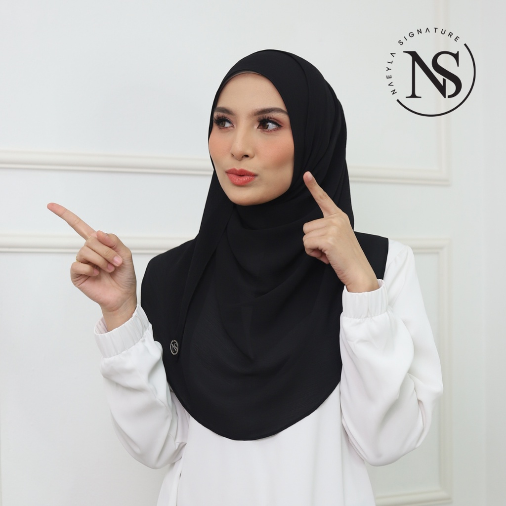 !!READY STOCK!! ZARIETH SEMI INSTANT NAEYLA SIGNATURE / BLACK / HITAM ...