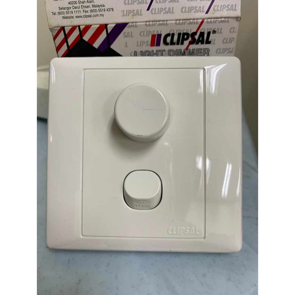 Light Dimmer Switch 500w 250V -CLIPSAL- *Ready Stock* | Shopee Malaysia