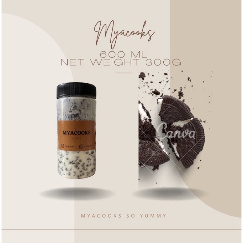 [READY STOCK] WHITE CHOCOLATE CHOCOJAR PREMIUM WITH OREO+ COKLAT CHIP ...