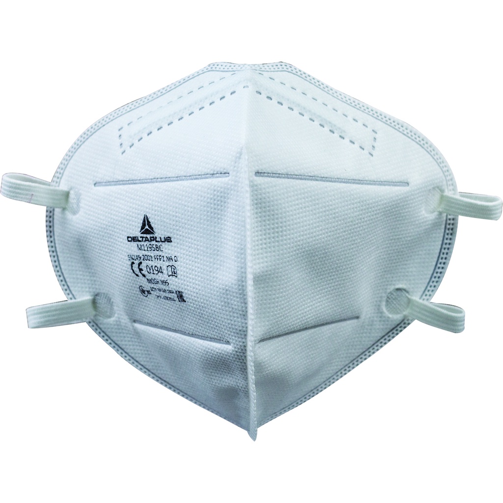 DeltaPlus N95 FFPI Mask with Vertical Folding - Dolomite Model: M1195B ...