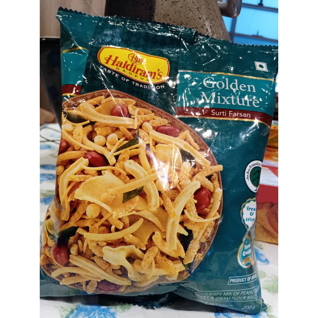 Haldiram's-Golden Mixture 200g/Haldiram's-Campuran Emas 200g | Shopee ...