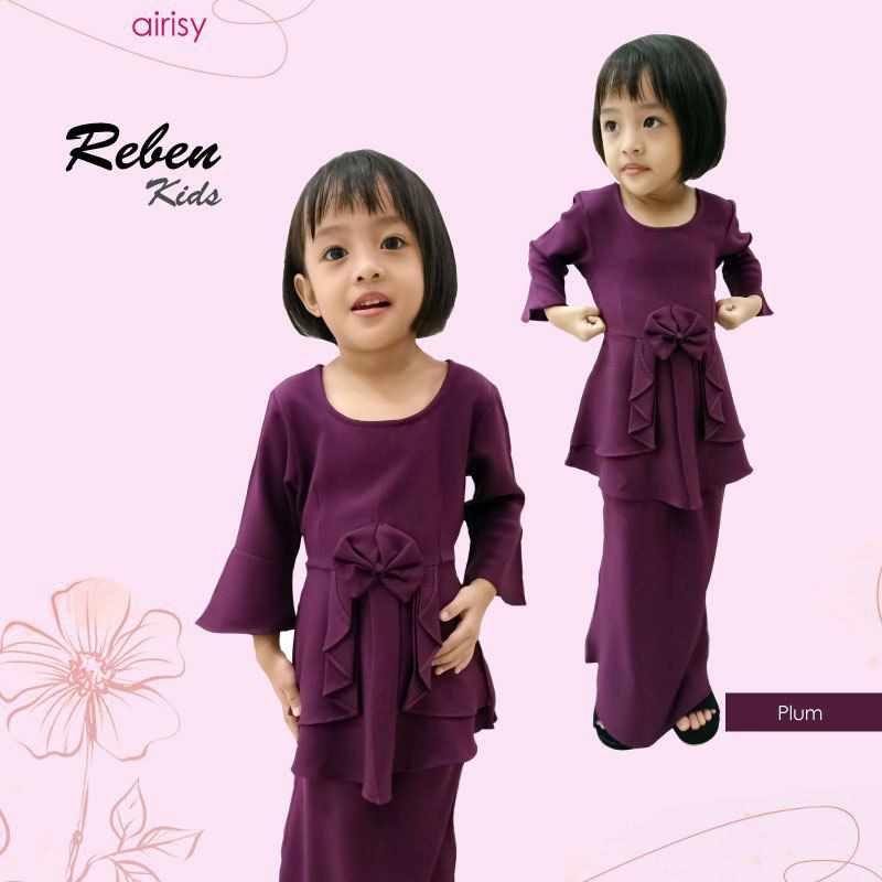 Kurung budak murah purple plum reben | Shopee Malaysia