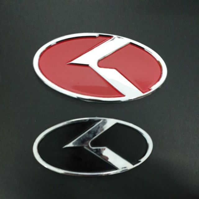 KIA OEM Red Black Emblem Logo Front Rear | Shopee Malaysia