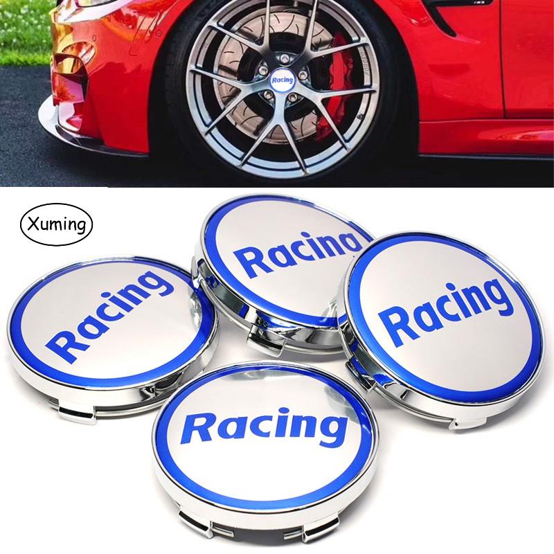 Xuming 4Pcs 60Mm Kereta Perlumbaan Sukan Logo Roda Cap Sesuai untuk ...