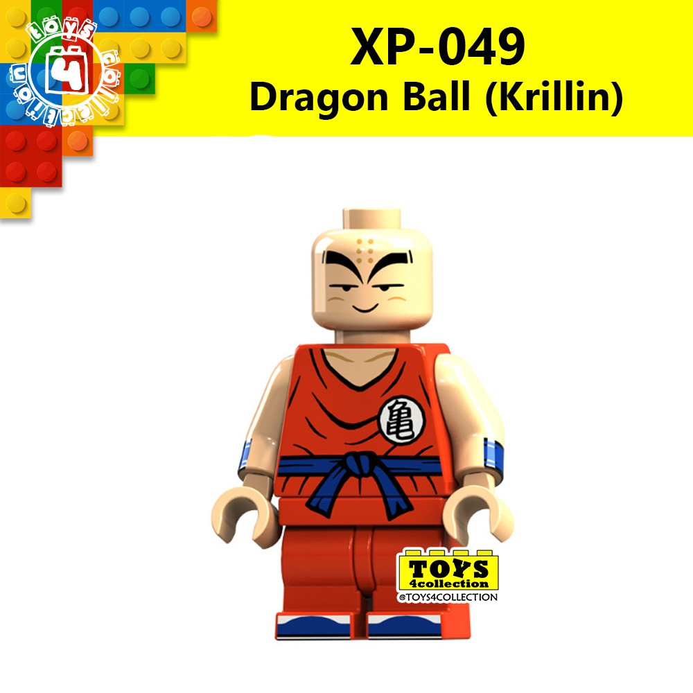 XP049 Dragon Ball Z Krillin Minifigures Block Compatible Building ...