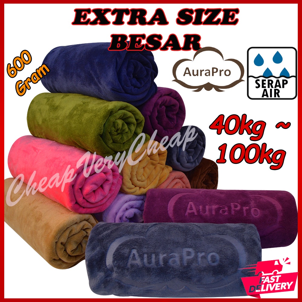 Tuala Mandi Dewasa Saiz Extra Besar XXXL Tuala Microfiber Big Size 90 ...