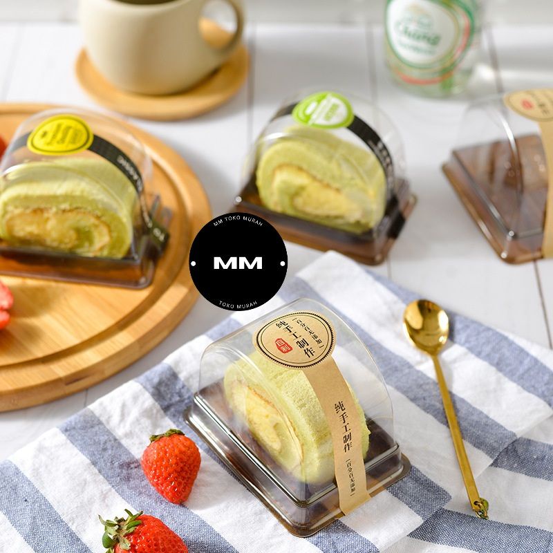 10pcs Mica roll tray mini cake Premium Mica tray bolu roll roll Mica ...