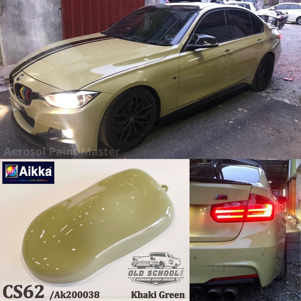 AIKKA AK200038 KHAKI GREEN / Automotive Paint Basecoat / Car Motor Body ...