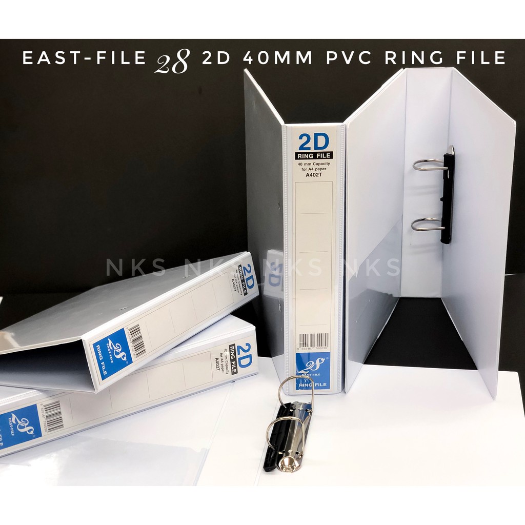 EAST-FILE '28' A4 PVC 2D/3D 40MM RING FILE (A402T) | Shopee Malaysia