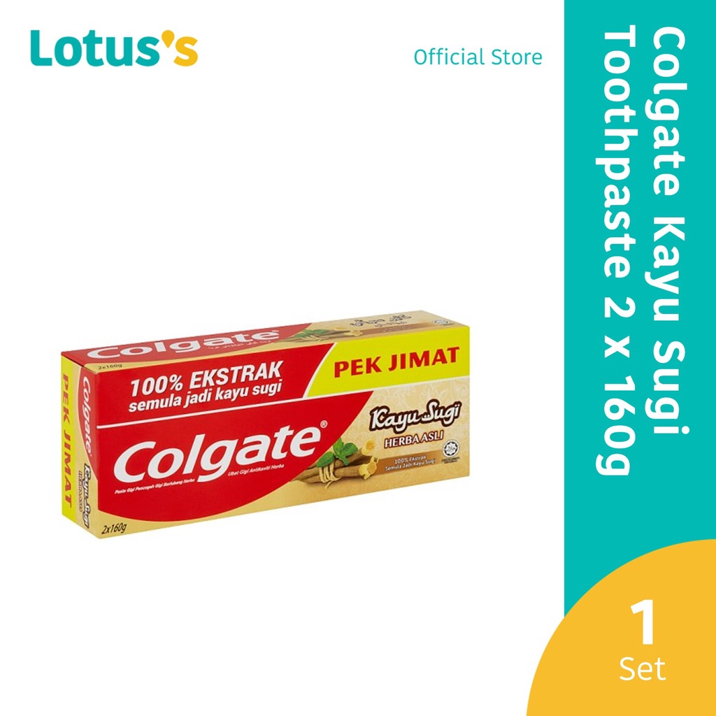 Colgate Kayu Sugi Toothpaste 2 x 160g | Shopee Malaysia