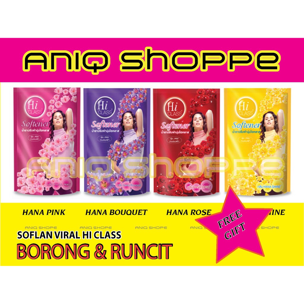 OFFER!!! HI CLASS SOFTENER / FABRIC SOFTENER / SOFLAN THAILAND | Shopee ...