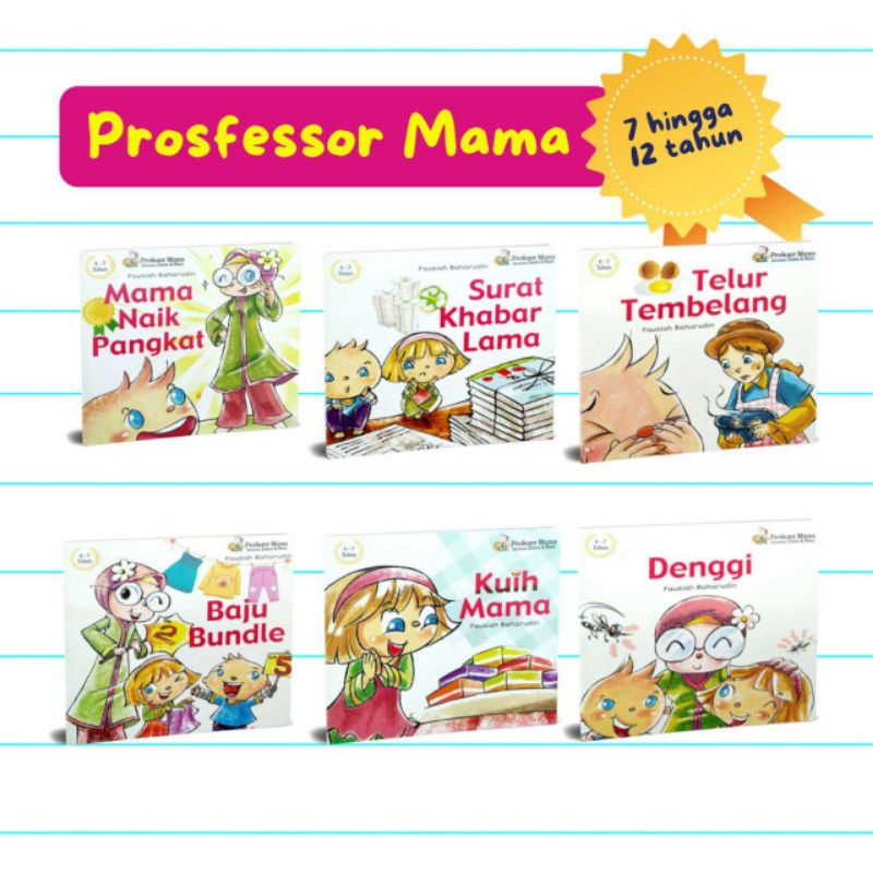 Buku Cerita Kanak-Kanak Profesor Mama Bersama Iman & Nani | Novel Kanak ...