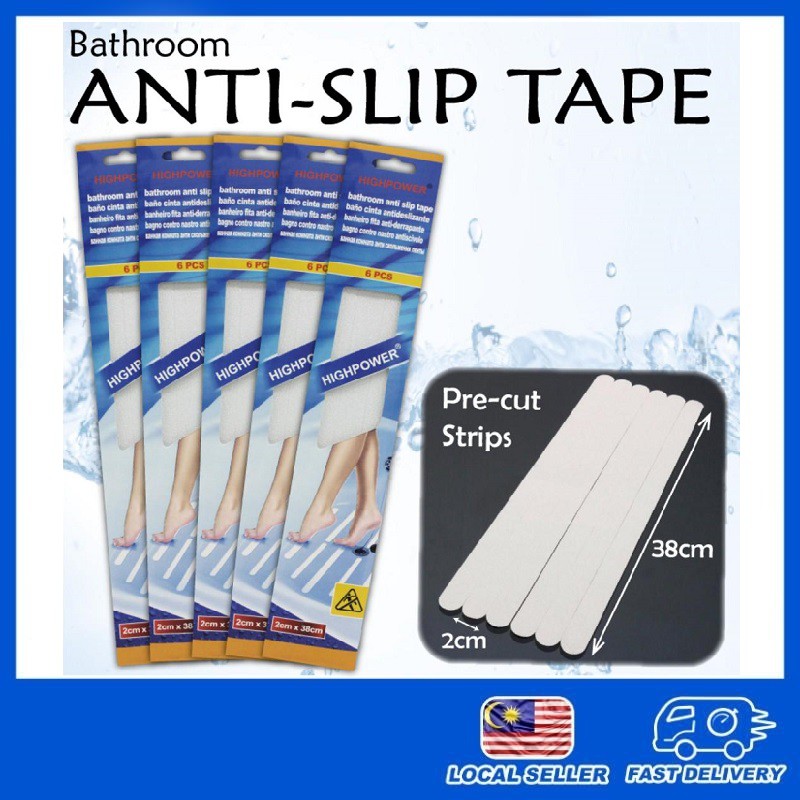 High Power Self Adhesive Anti Slip Tape / 6 Stripes Per Pack ...
