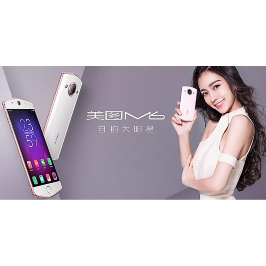 [READY STOCK] Meitu M6 64GB Selfie Phone (Moonlight White) | Shopee Malaysia