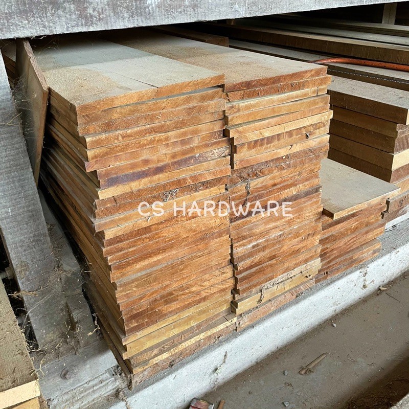 3/4'' x 10'' Solid Kayu Yellow Meranti Wood / Kayu Lantai (Kayu Ubat ...