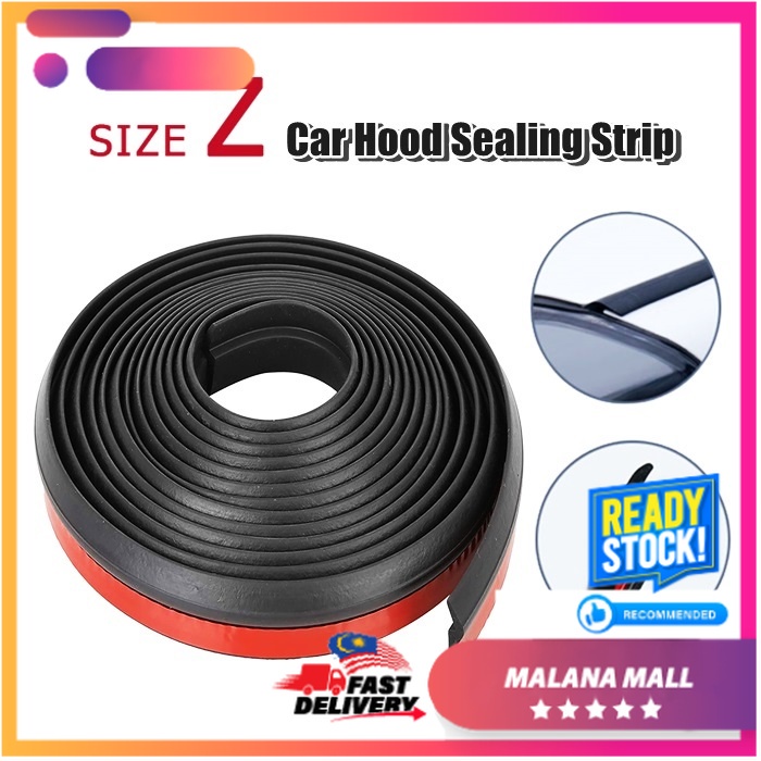 Pengedap getah sticker bonet Kereta Kalis Bunyi Kalis Air Car Hood ...