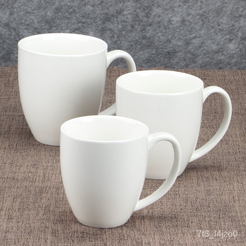 Tembikar Putih Seramik Kreatif Kapasiti Besar Cawan Cawan Mug Cawan ...