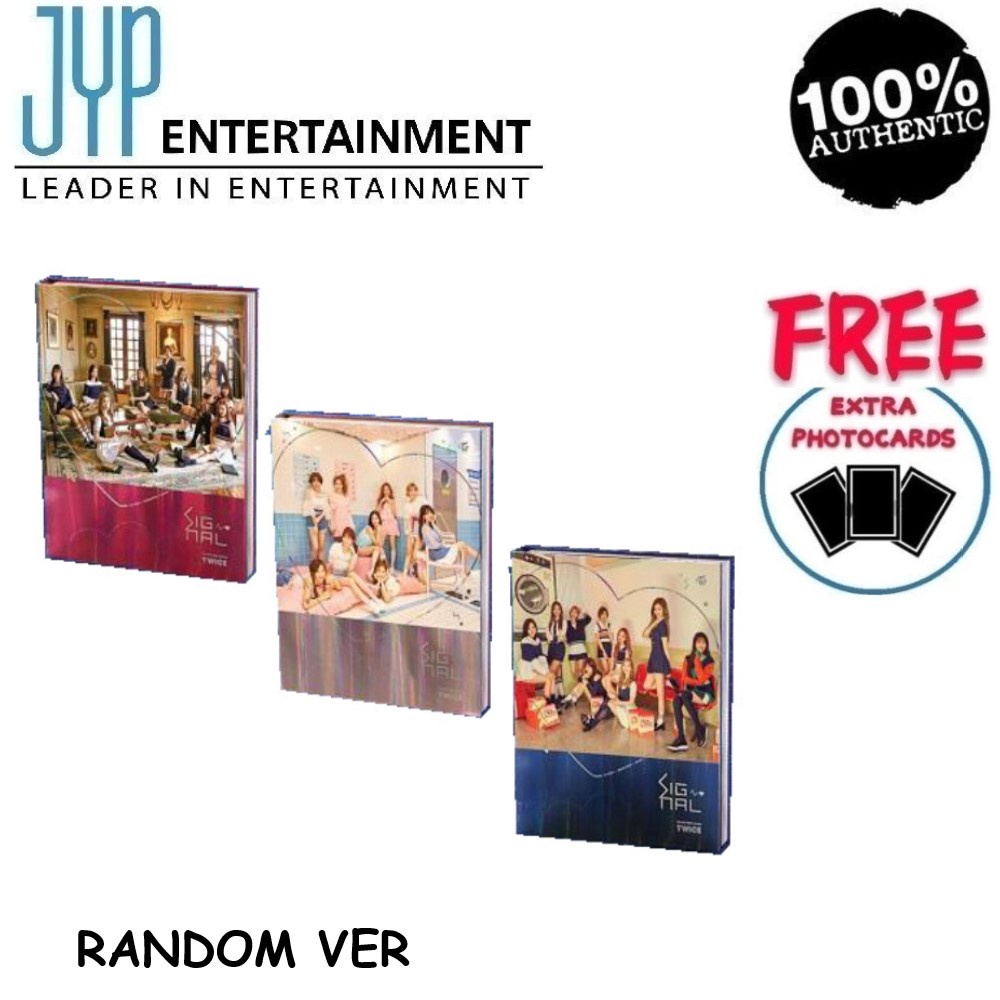 [READY STOCK] TWICE - MINI ALBUM VOL 4 - SIGNAL ( CD + PHOTOBOOK + PHOTOCARD ) | Shopee Malaysia