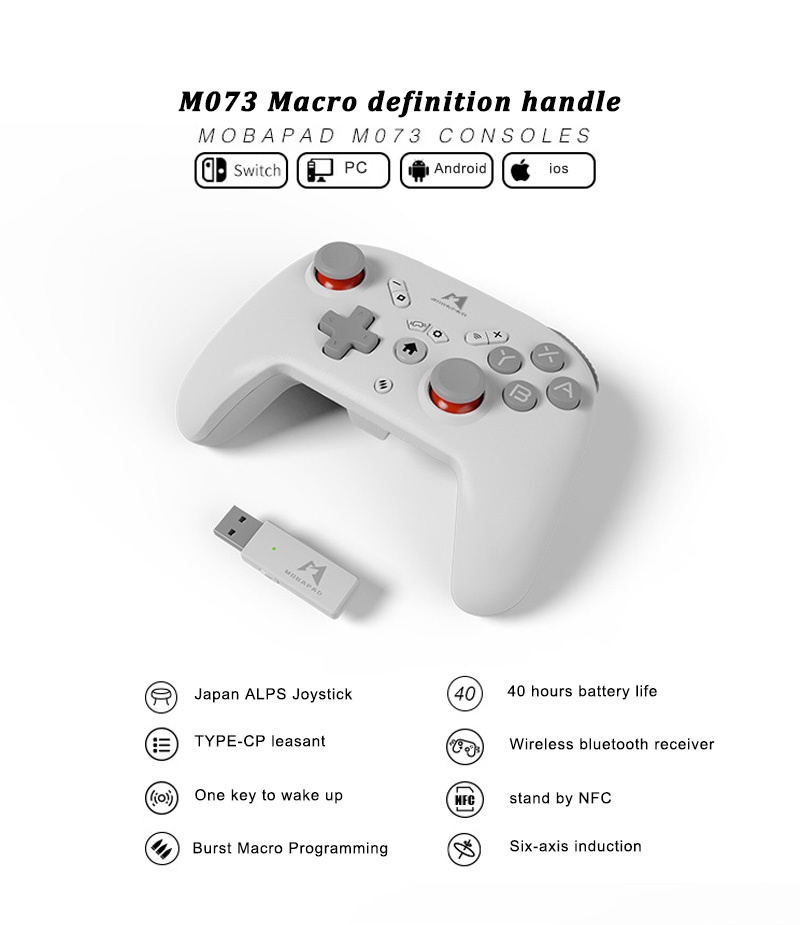 MOBA PAD | MOBAPAD Bluetooth Wireless Gaming Pro Controller with ...