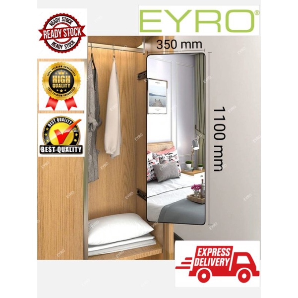Wardrobe Retractable Pull Out Slide Mirror - with Mirror | Shopee Malaysia