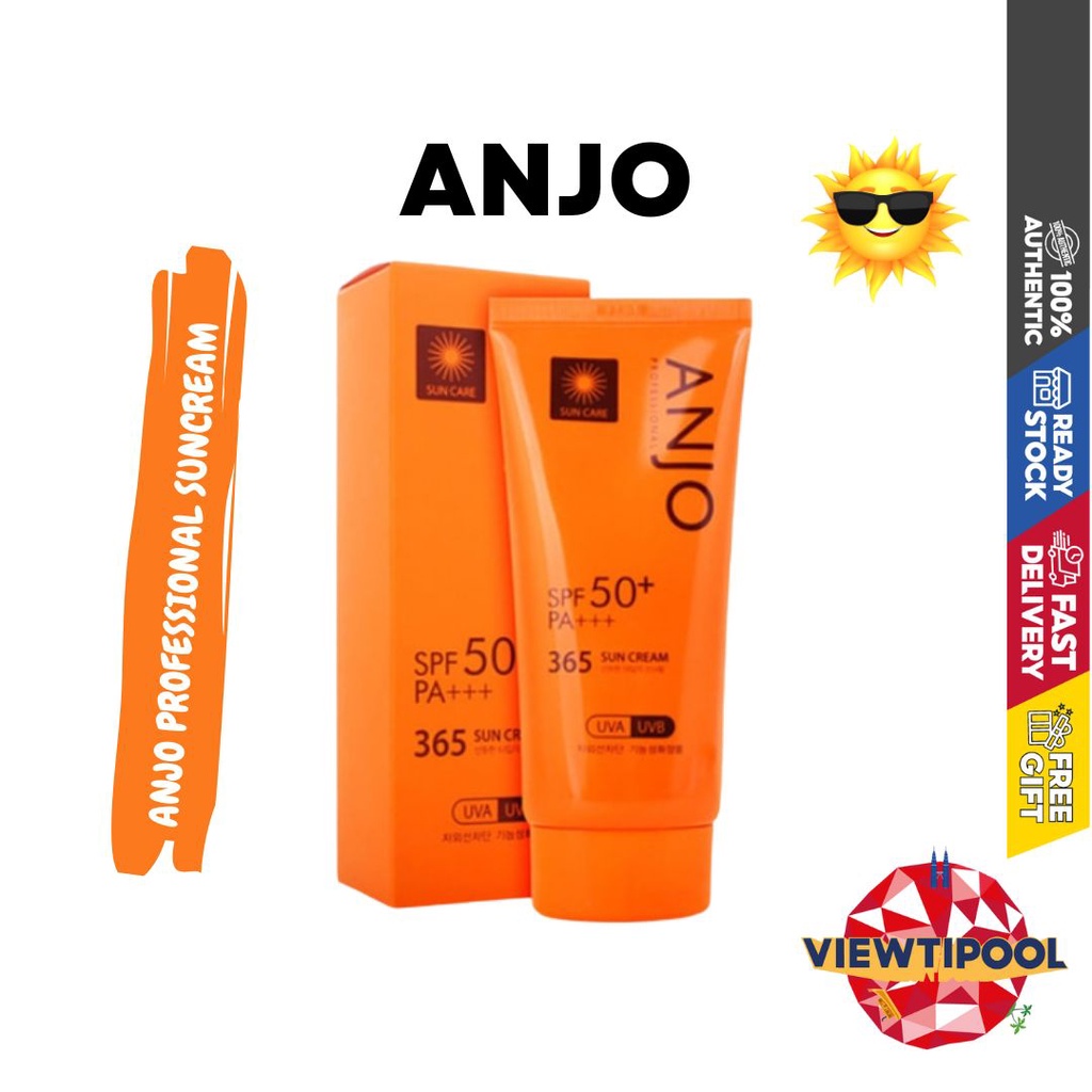 ANJO Professional 365 Daily Sun Cream SPF 50+ PA+++ 70g | Shopee Malaysia