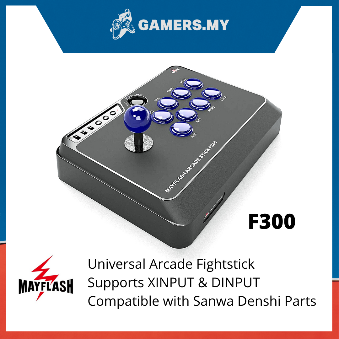 Mayflash F300 Arcade Fight Stick Joystick for PC / PlayStation / XBox ...