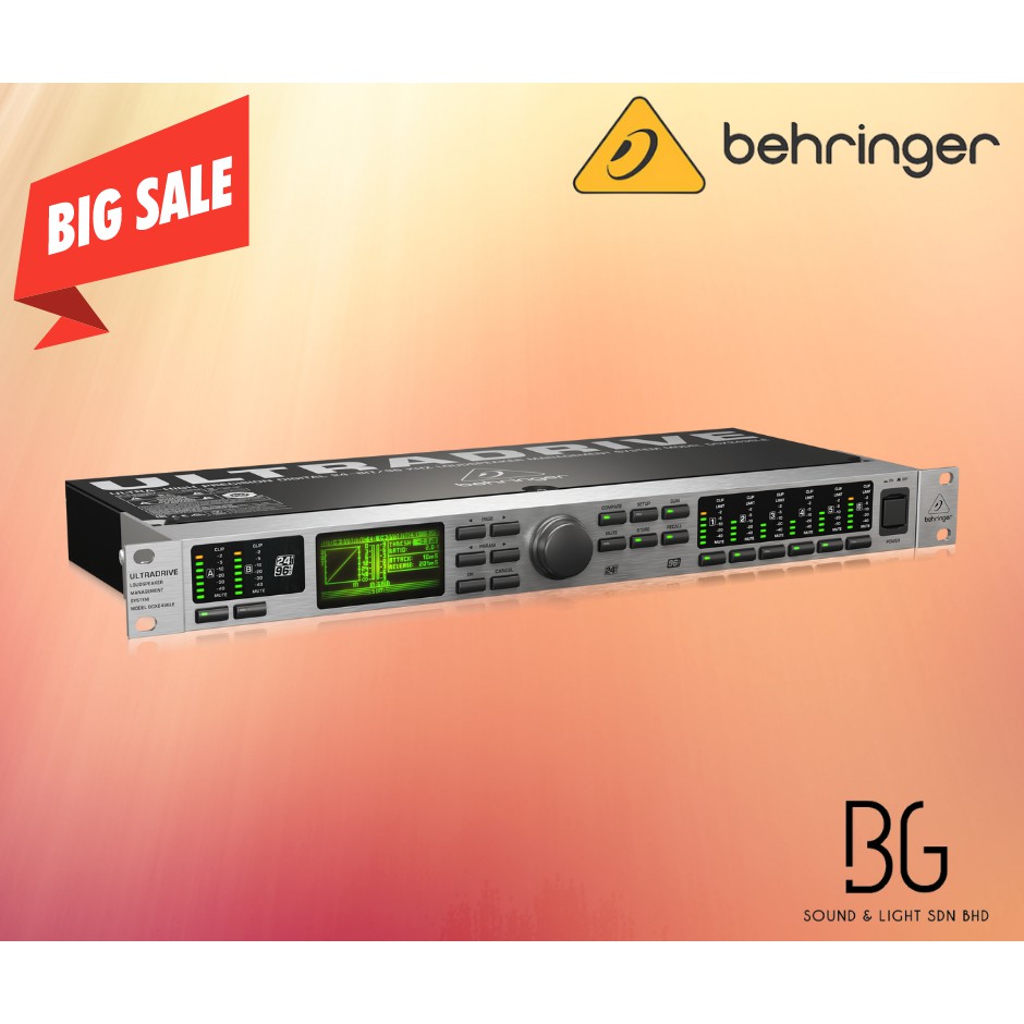 behringer dcx2496le Ultra-High Precision Digital 24-Bit/96 kHz ...