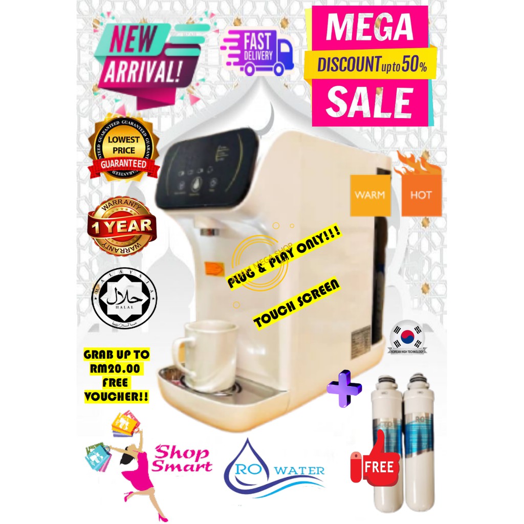 Harga kilang reverse osmosis instant water dispenser hot and normal ...