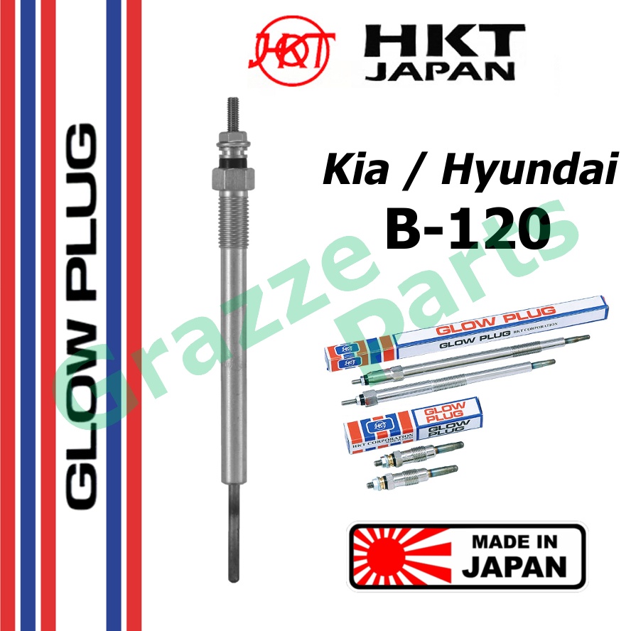 HKT 100% Made In Japan Heater Glow Plug B-120 / 36710-4A000 for Kia ...