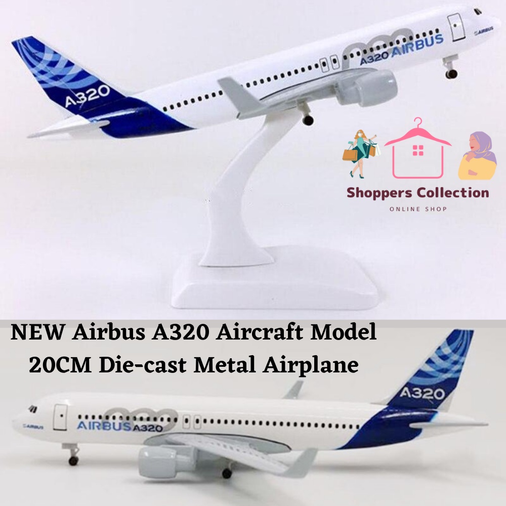 Ready Stock 16CM/20Cm Airbus A320 Aircraft Model Die-cast Metal ...