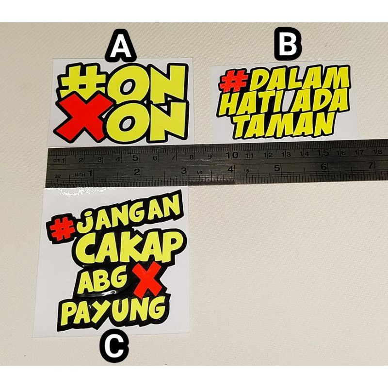 STIKER MOTOR STICKER CUTTING | Shopee Malaysia