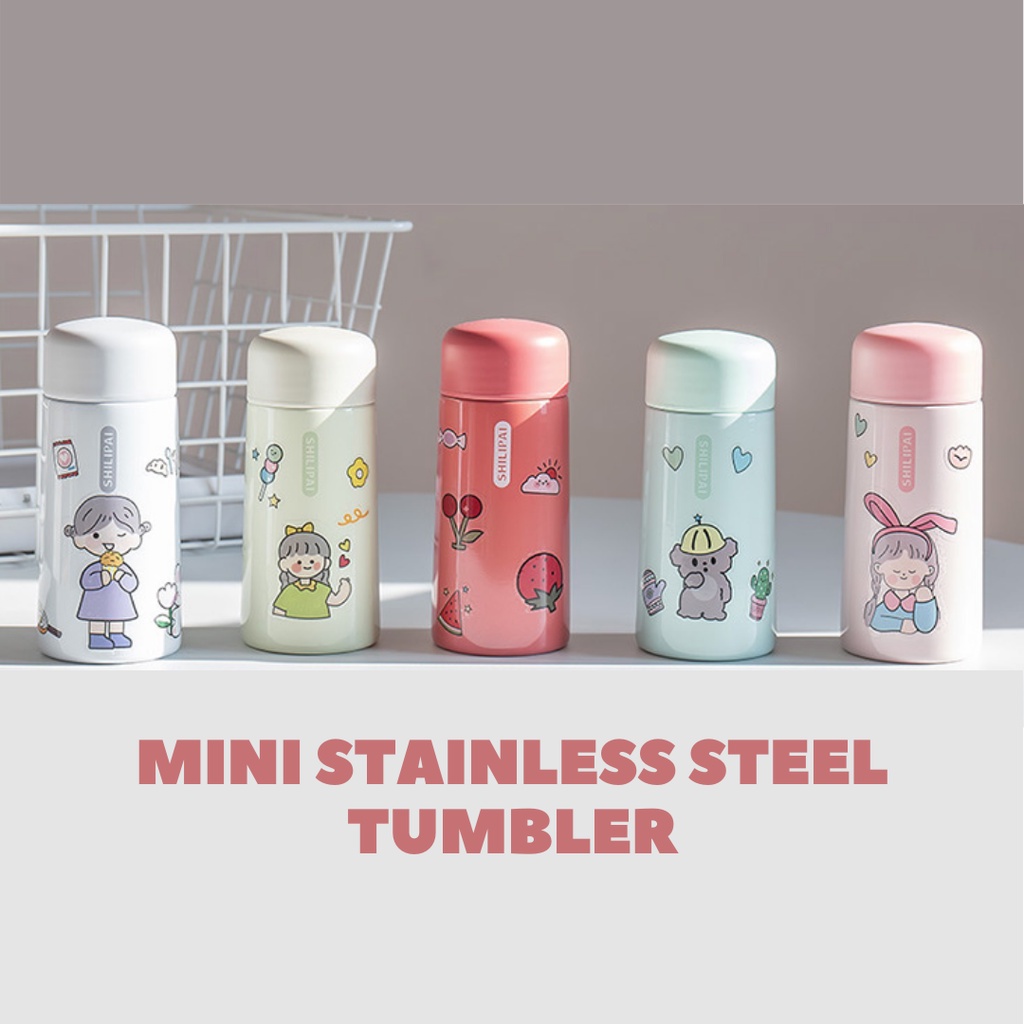SHILIPAI Mini Vacuum Cup Pocket Size Tumbler DIY Free Sticker 150ML ...
