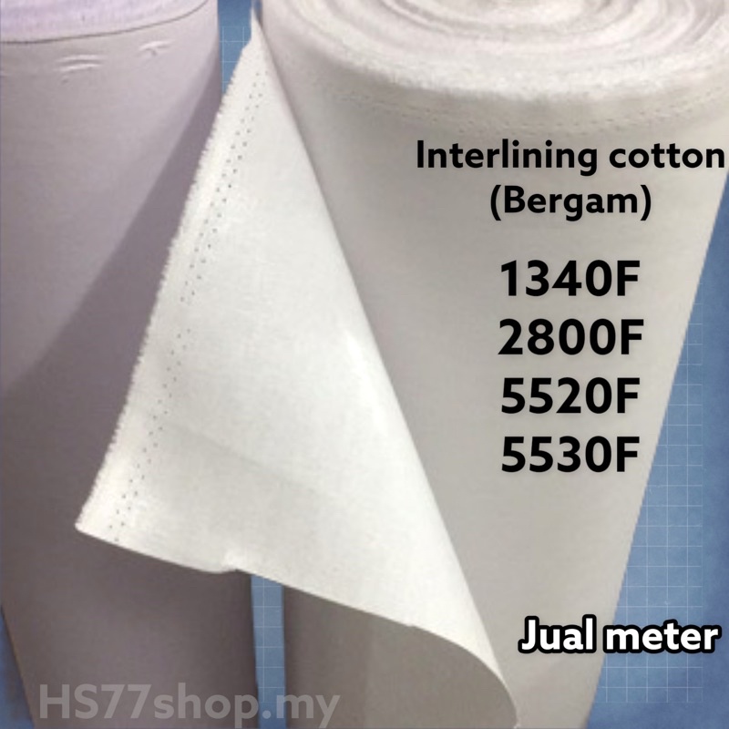 1340f/ 2800f/ 5520f/ 5530f/ Pengeras Kain Keras / Interlining bergam ...