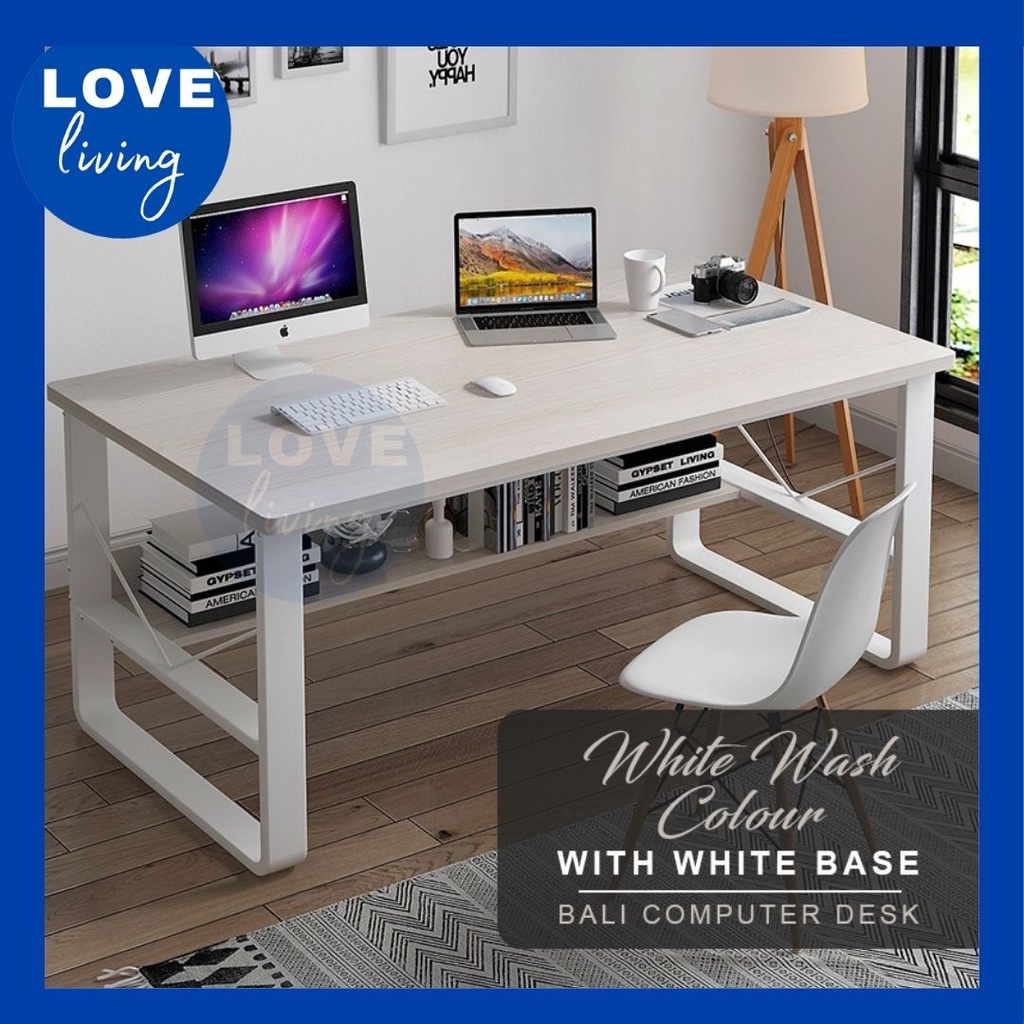 Study Desk / Computer Desk / Meja komputer / Meja / Meja Petak | Shopee ...
