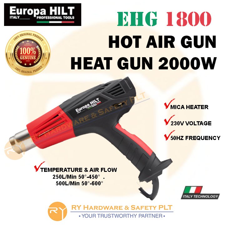 Europa hilt ehg1800 hot air gun 2000w heat gun | BeeCost