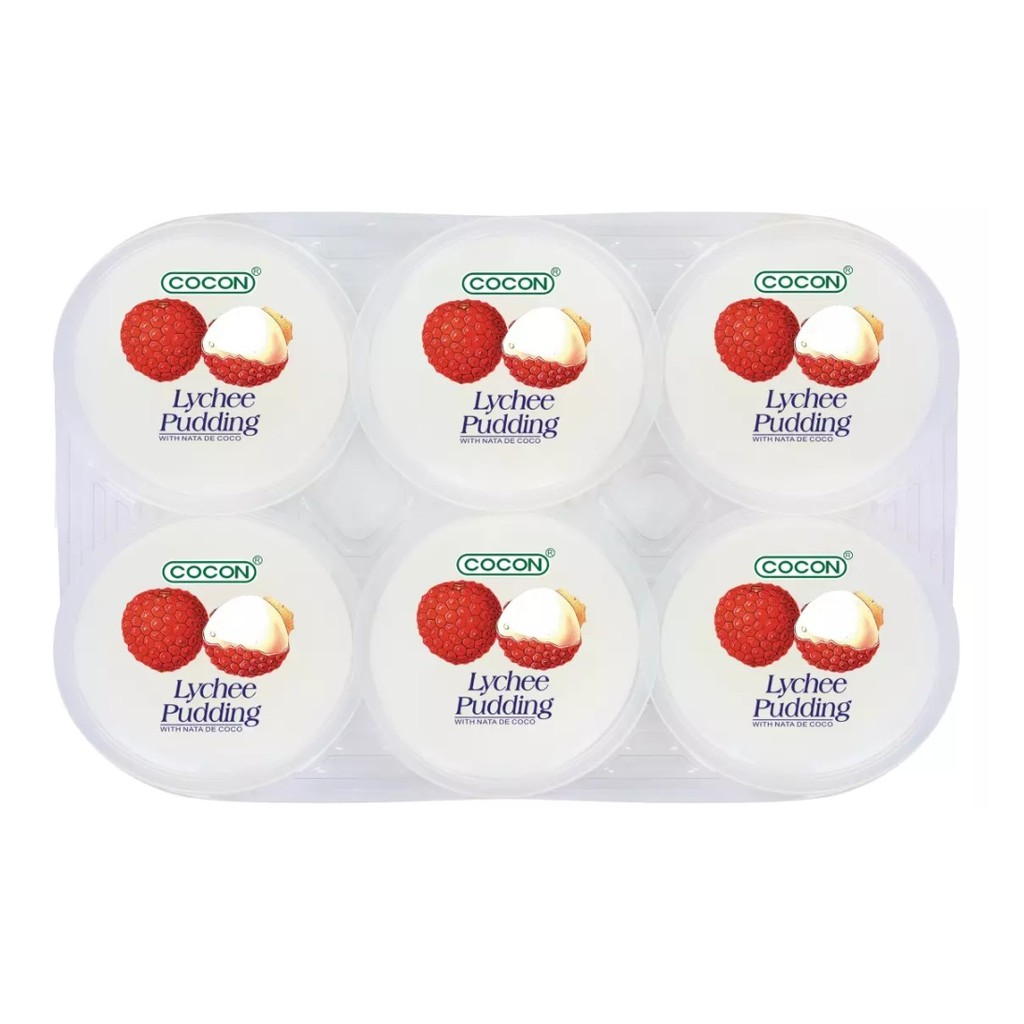 Cocon Pudding with Nata de Coco 6 cups x 80g | Lazada