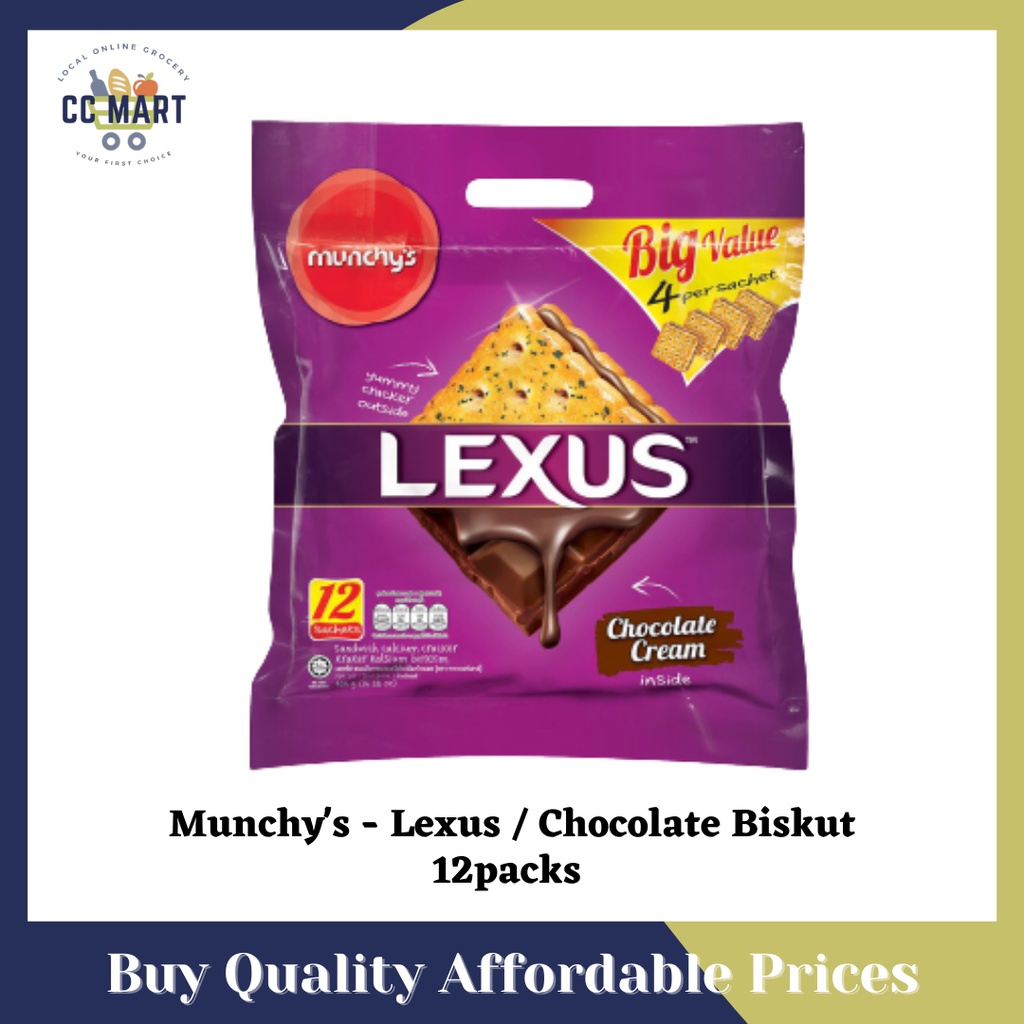 Munchy's - Lexus / Chocolate Biskut ( 12packs ) | Shopee Malaysia