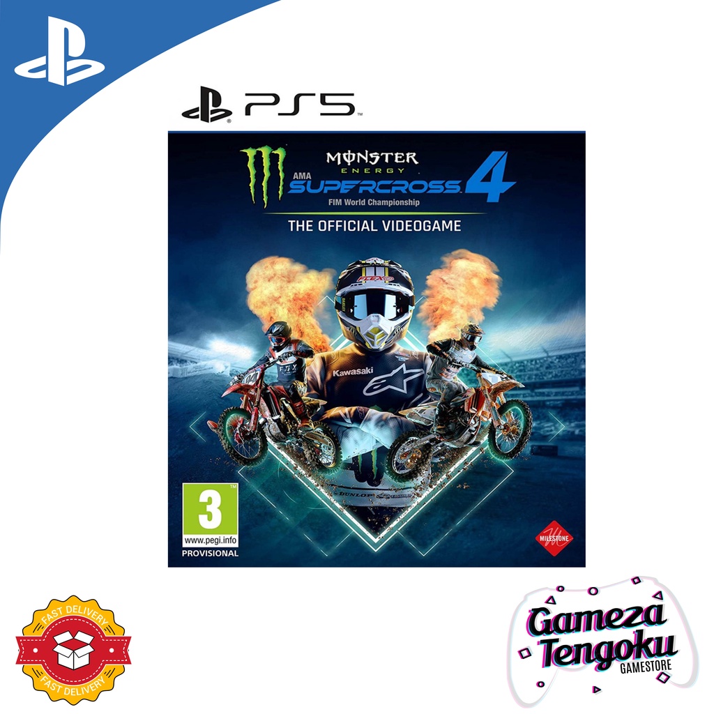 PS5 Monster Energy Supercross The Official Videogame 4 (R2/English ...